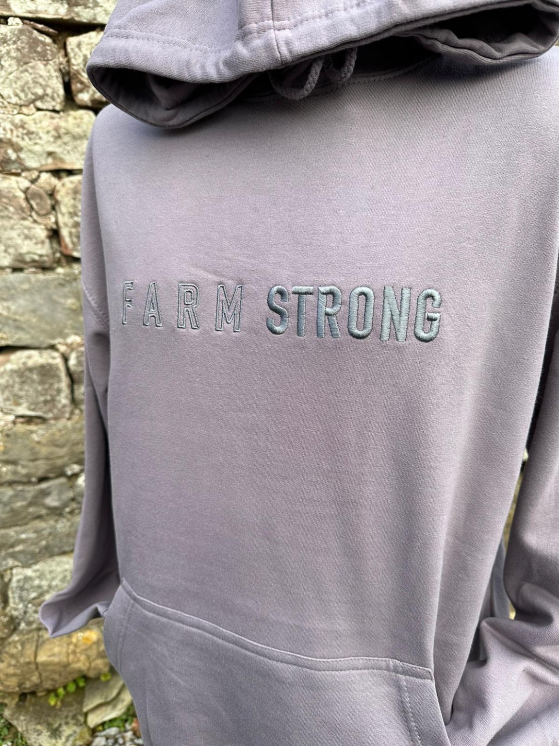 Farm Strong Hoodie - Red Shepherdess